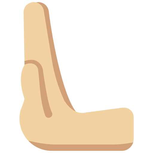 🏼 Leftwards Pushing Hand: Medium-Light Skin Tone on Discord 15.0