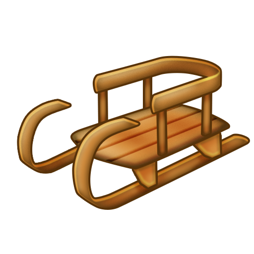 🛷 Sled on Emojipedia Sample Images 5.2