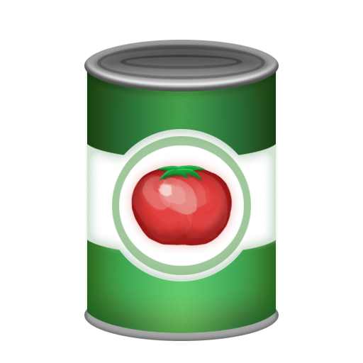 🥫 Canned Food on Emojipedia Sample Images 11.0
