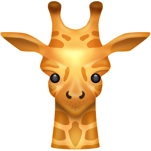 🦒 Giraffe on Emojipedia Sample Images 11.0