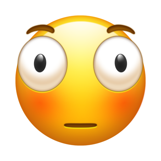 Distorted Face on Emojipedia Sample Images 17.0