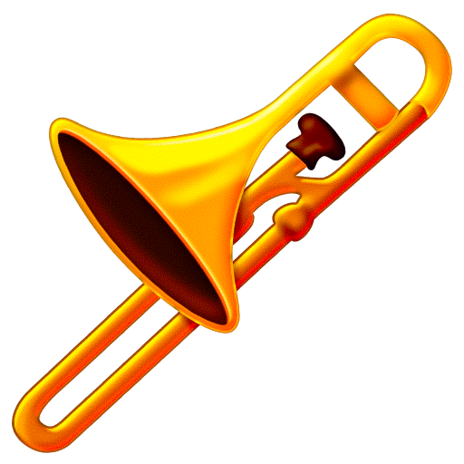 Trombone on Emojipedia Sample Images 17.0
