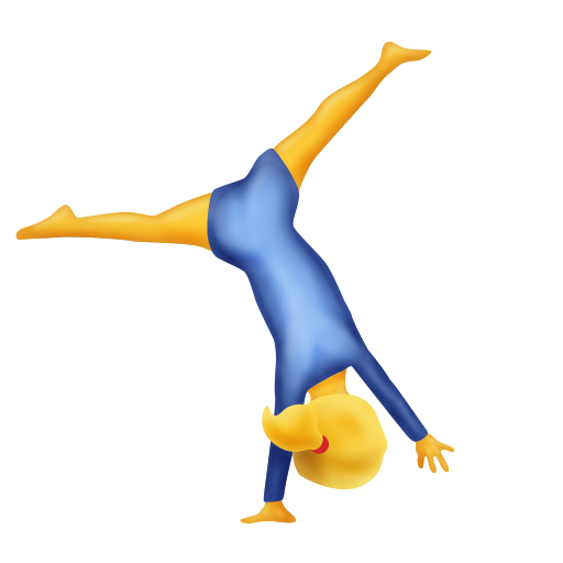 🤸 Person Cartwheeling on Emojipedia Sample Images 5.0