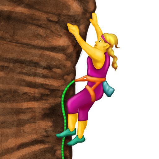 🧗 Person Climbing on Emojipedia Sample Images 5.1