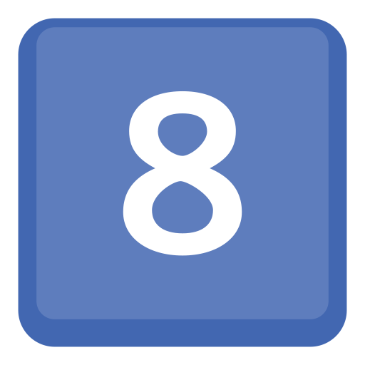 8️⃣ Keycap Digit Eight on Facebook 2.2