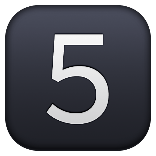 5️⃣ Keycap Digit Five på Facebook 15.0