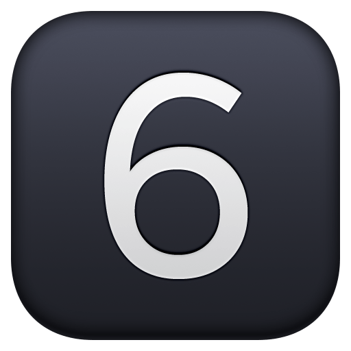 6️⃣ Keycap Digit Six en Facebook 15.0