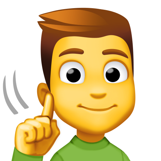  Deaf Man Emoji Copy And Paste Emoji Stock