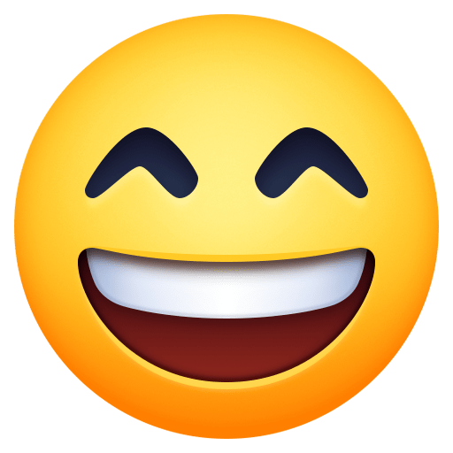 😄 Grinning Face with Smiling Eyes on Facebook 14.0