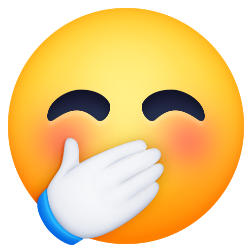 🤭 Face with Hand Over Mouth on Facebook 16.0