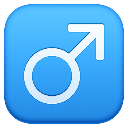 ♂️ Símbolo De Masculino em Facebook 16.0