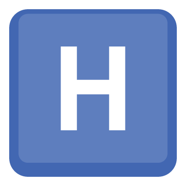 Regional Indicator Symbol Letter H on Facebook 16.0