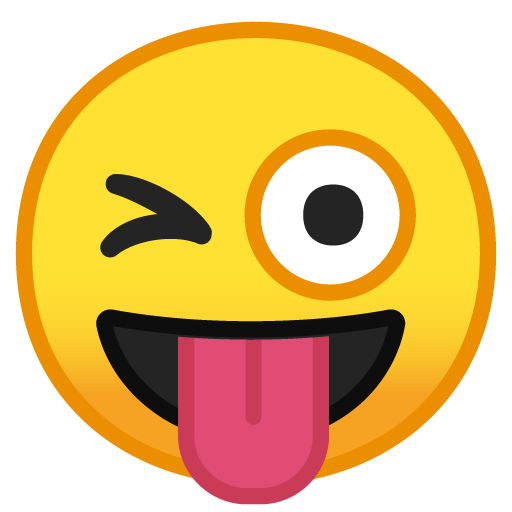 😜 Muka Menjelir Lidah Dan Mengenyit Mata pada Google Noto Color Emoji ...