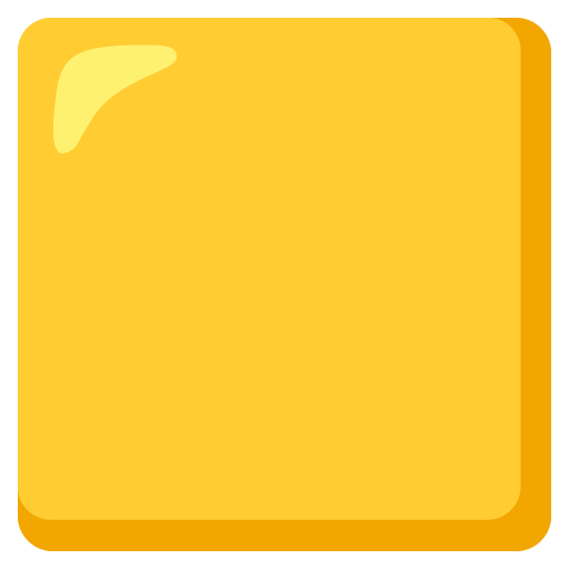 🟨 Yellow Square on Google Noto Color Emoji 15.1