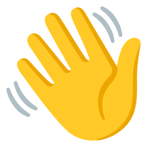 Waving Hand On Google Noto Color Emoji 15 1 Waving Hand On Google Noto Color Emoji 15 1