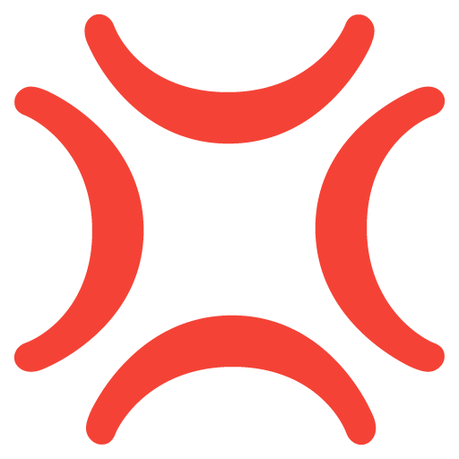 💢 Anger Symbol on Google Noto Color Emoji 16.0