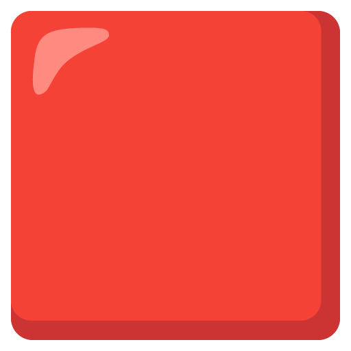 🟥 Red Square on Google Noto Color Emoji 16.0