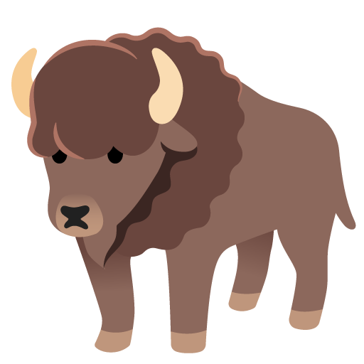 🦬 Bison pada Google Noto Color Emoji 16.0 June Update