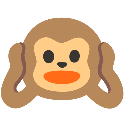 🙉 Monyet Tutup Telinga pada Google Noto Color Emoji 16.0 June Update