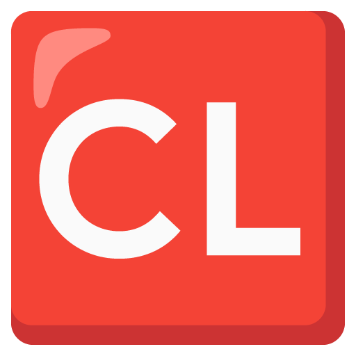 🆑 CL Button on Google Noto Color Emoji 17.0
