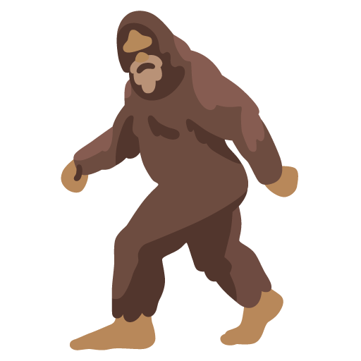 Hairy Creature on Google Noto Color Emoji 17.0