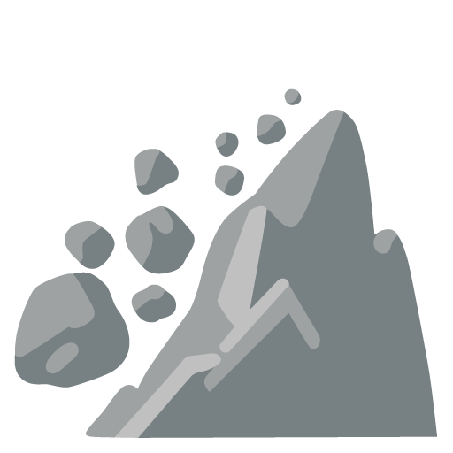 Landslide on Google Noto Color Emoji 17.0
