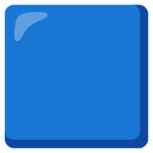 🟦 Quadrado Azul em Google Noto Color Emoji 17.0