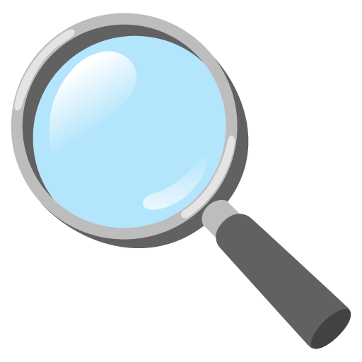 Google Noto Color Emoji 17.0의 🔍 왼쪽으로 향한 돋보기