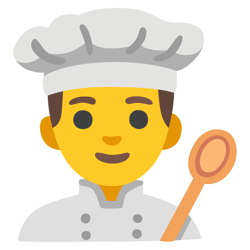👨‍🍳 Cuoco su Google Noto Color Emoji 17.0