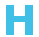 Regional Indicator Symbol Letter H su Huawei HarmonyOS 4.0