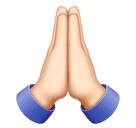 🙏🏻 Folded Hands: Light Skin Tone on Huawei HarmonyOS 5.0