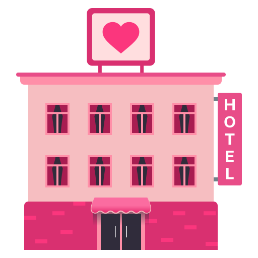 🏩 Love Hotel on JoyPixels 7.0