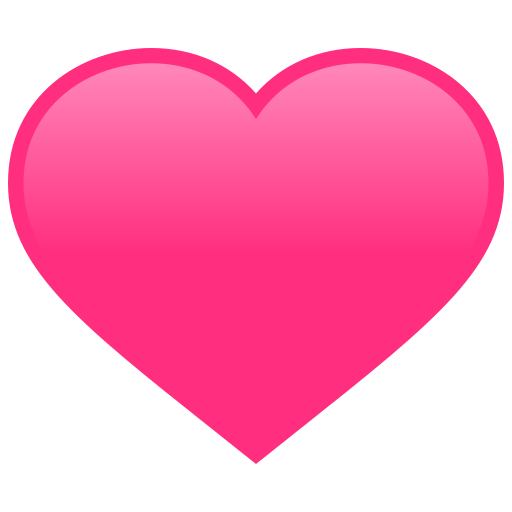 Pink Heart On JoyPixels 8 0