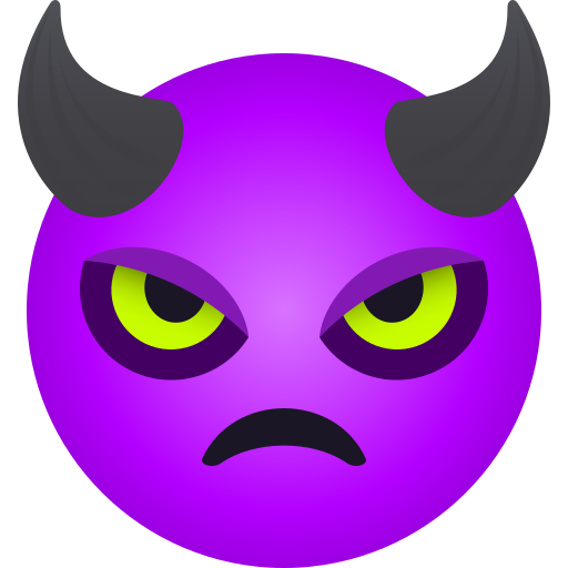 👿 Angry Face with Horns on JoyPixels 10.0