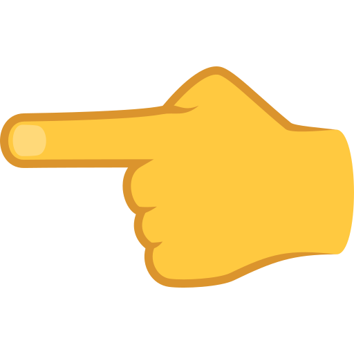 👈 Backhand Index Pointing Left on JoyPixels 10.0