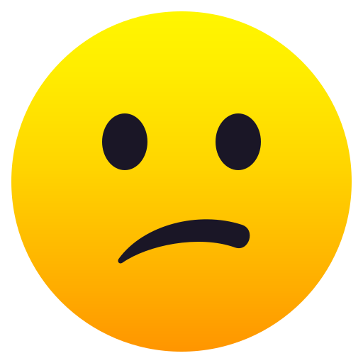 😕 Confused Face on JoyPixels 10.0