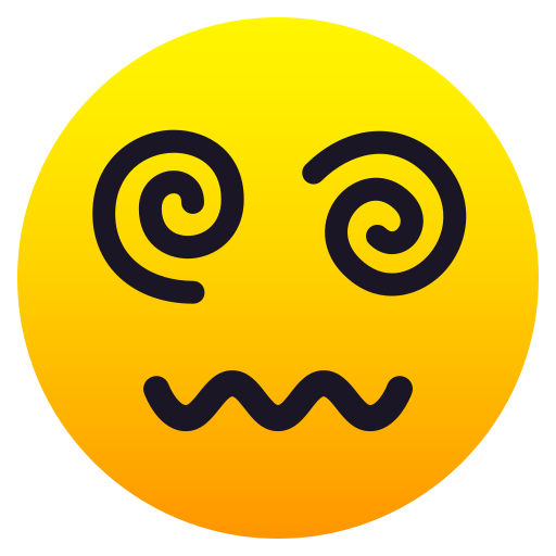 😵‍💫 Face with Spiral Eyes on JoyPixels 10.0