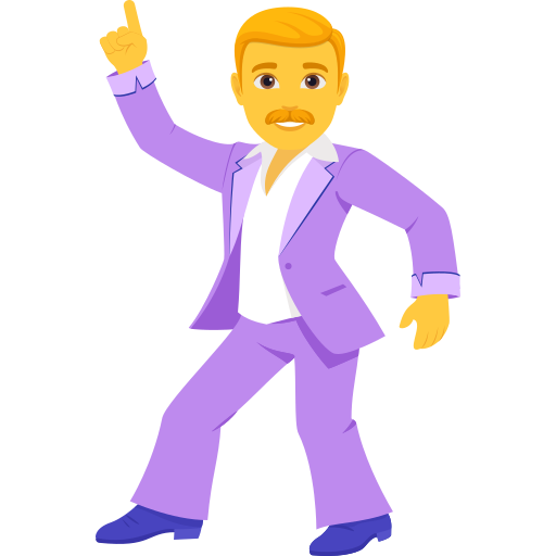 🕺 Man Dancing on JoyPixels 10.0