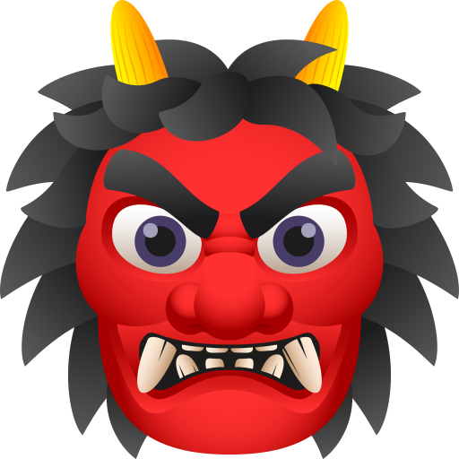 👹 Ogro em JoyPixels 10.0