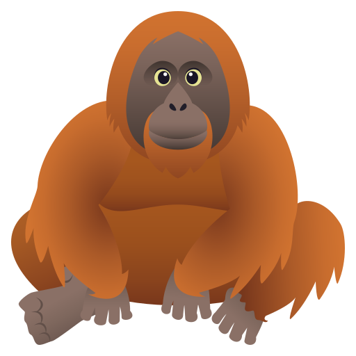 🦧 Orangutan on JoyPixels 10.0