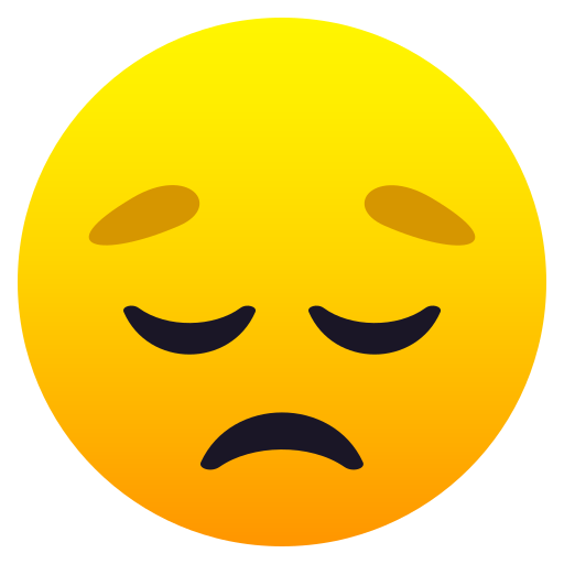 😔 Pensive Face on JoyPixels 10.0