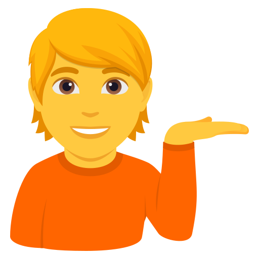 💁 Person Tipping Hand on JoyPixels 10.0