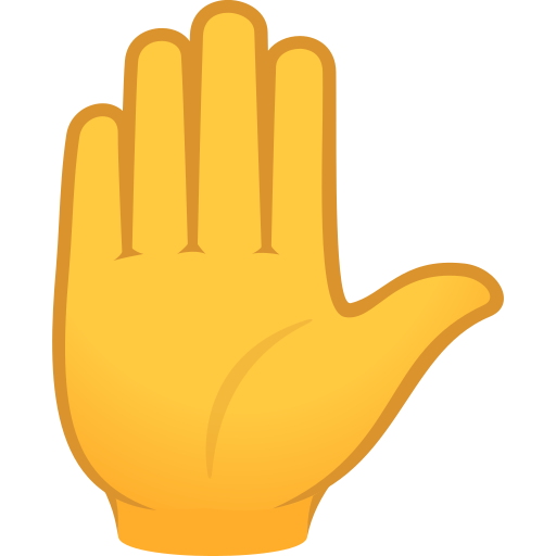 Raised Hand on JoyPixels 10.0