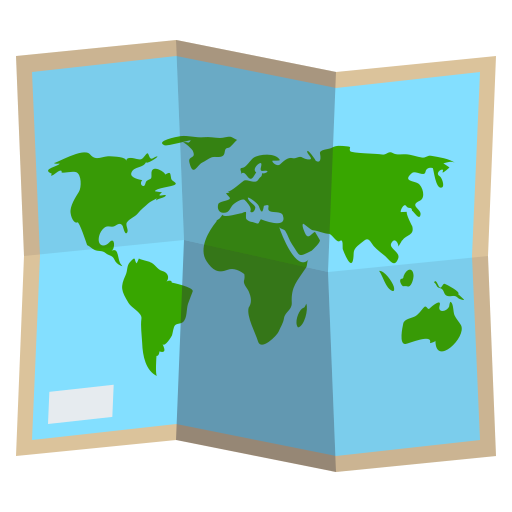 🗺️ World Map on JoyPixels 10.0