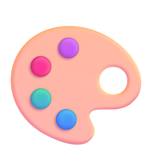 🎨 Artist Palette on Microsoft 3D Fluent 15.1