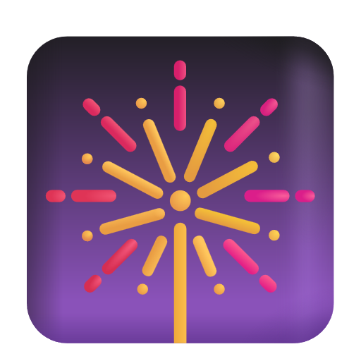 🎆 Fireworks on Microsoft 3D Fluent 15.1