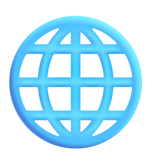 🌐 Globe with Meridians on Microsoft 3D Fluent 15.1