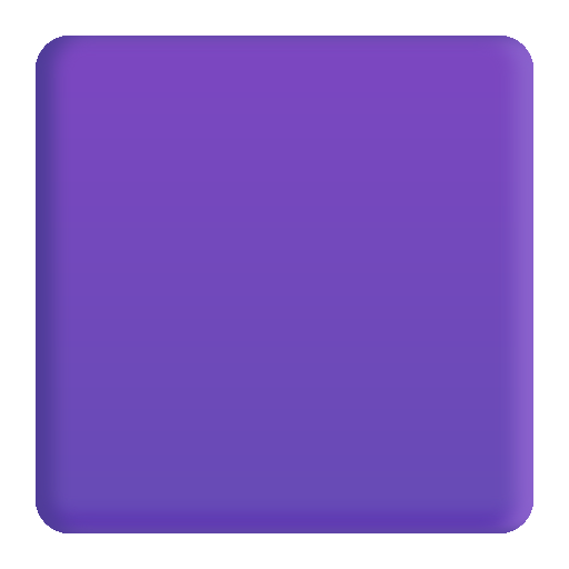🟪 Purple Square on Microsoft 3D Fluent 15.1