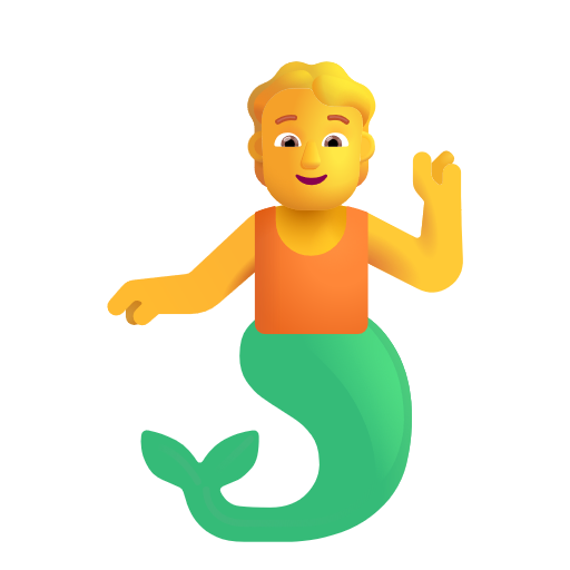 🧜 Merperson on Microsoft 3D Fluent 15.1