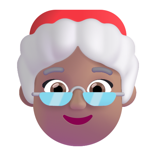 🤶🏽 Mrs. Claus: Medium Skin Tone on Microsoft 3D Fluent 15.1